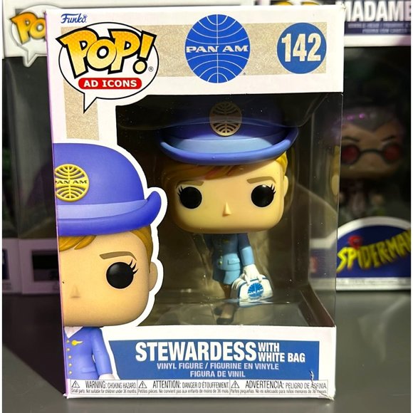 Funko | Toys | Stewardess With White Bag Pan Am 42 Funko Pop | Poshmark
